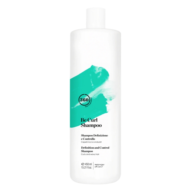 360 Be Curl Shampoo Дисциплинирующий шампунь для кудрявых и волнистых ...