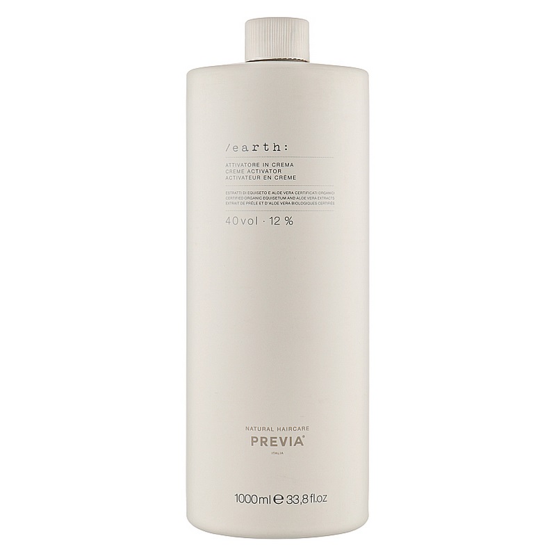 Крем-активатор для тонування волосся Previa Earth 40 Vol 12% 1000 ml ...