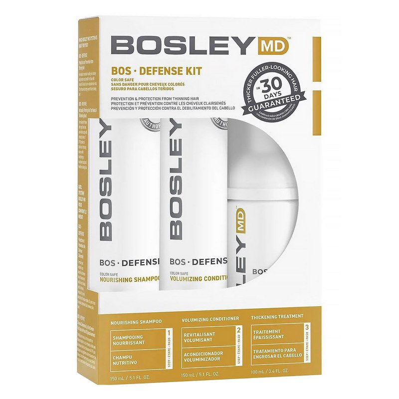 Bosley MD BosDefense Color Safe 30 Day Kit Набор для предупреждения ...