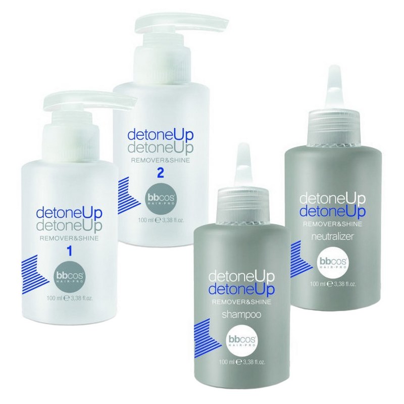BBcos Detone-Up Remover & Shine Kit Набор для снятия цвета с волос ...