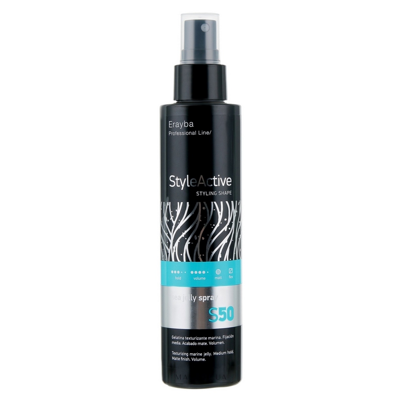 Спрей для укладки волос Erayba StyleActive S50 Sea Jelly Spray 150 ml ...